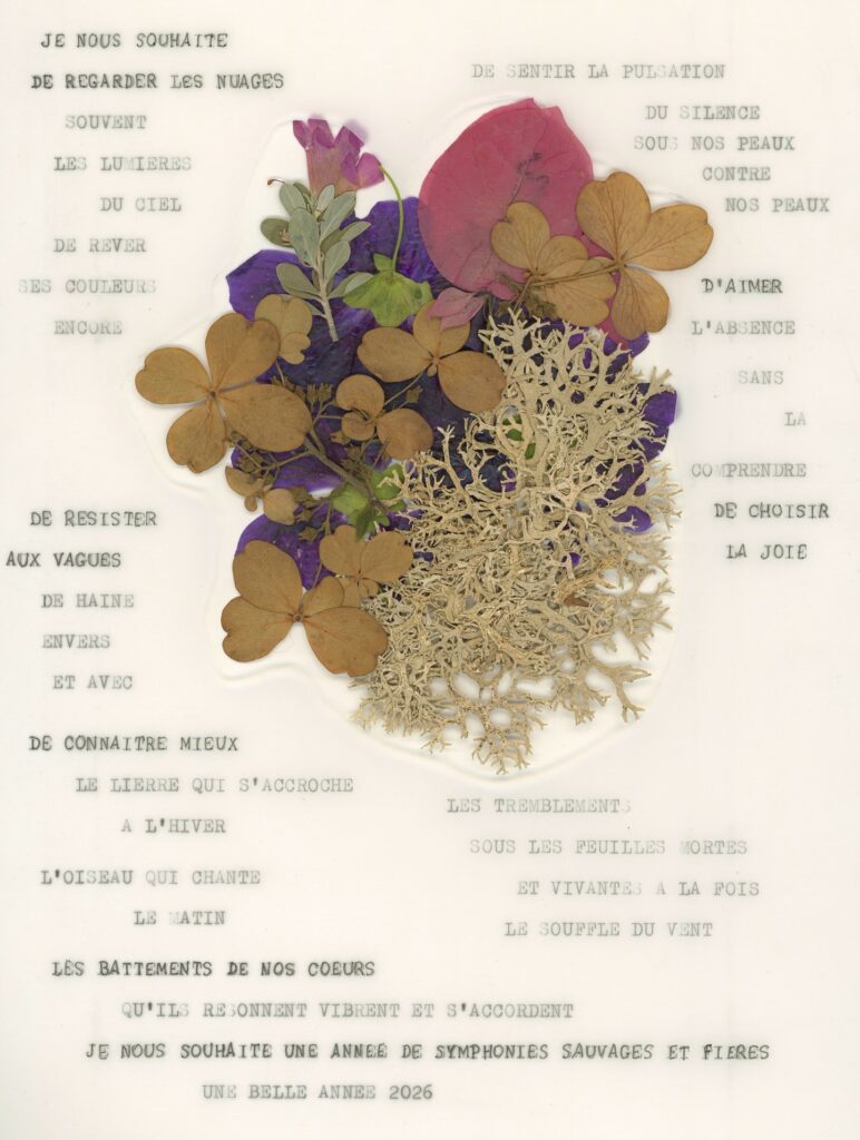 Nos vœux 2026 - Les ateliers de l'escargot